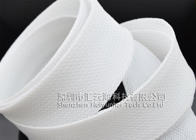 High Flame Resistance Braided Cable Sheath , Automotive Wire Sheathing