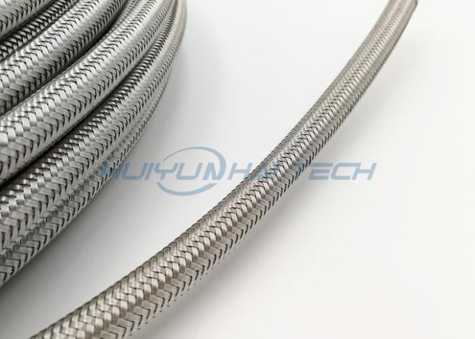 Lightweight Metal Braided Hose , Stainless Steel Overbraid Hose Covering