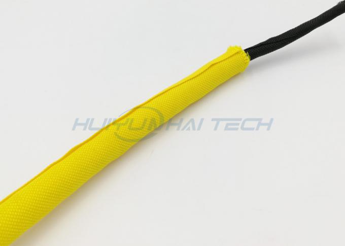 Cable Management Wrap Around Cable Sleeve Halogen Free Polyester Surface
