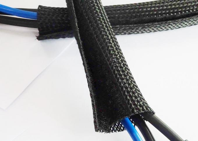 Multifilament Split Velcro Cable Wrap , Velcro Wire Wrap For Computer ...
