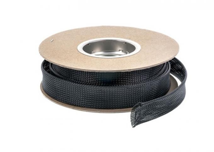 Polyester Electical Braided Sleeving , High Flame - Retardant Braided ...