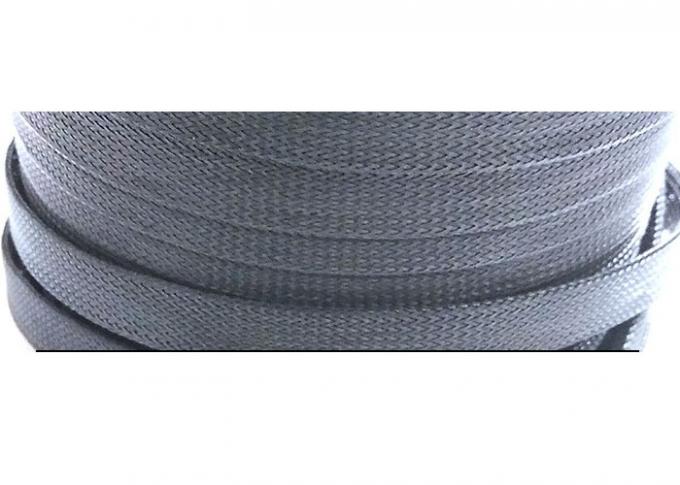 UV Resistant Electrical Braided Sleeving , Flexible Heat Resistant Wire ...