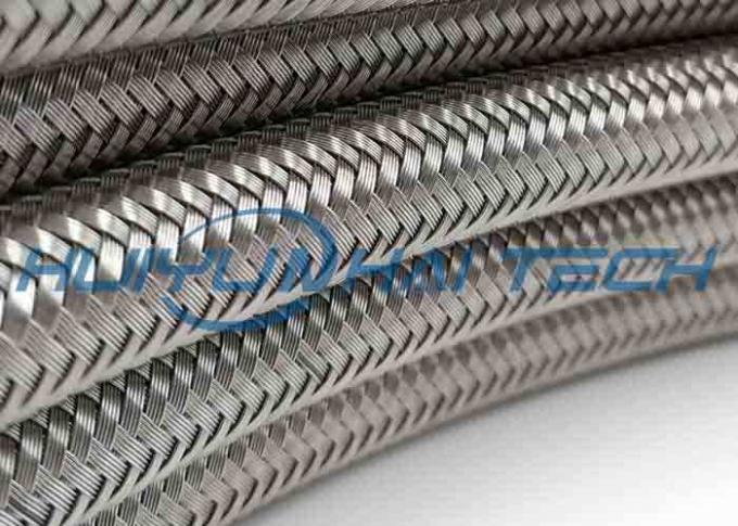 304 Metal Stainless Steel Braided Sleeving Full Coverage For EMI Cable ...