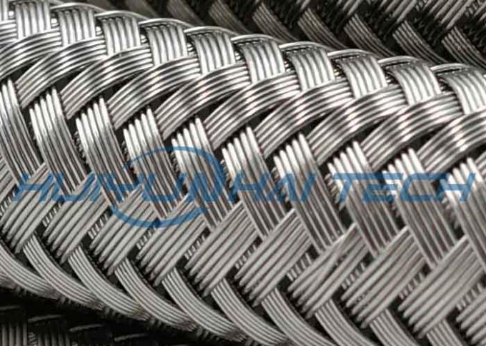304 Metal Stainless Steel Braided Sleeving Full Coverage For EMI Cable ...