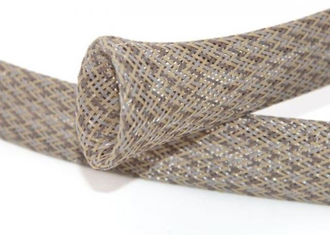 Polyester Heat Shrinkable Braided Sleeving , Cable Protection Sleeve ...