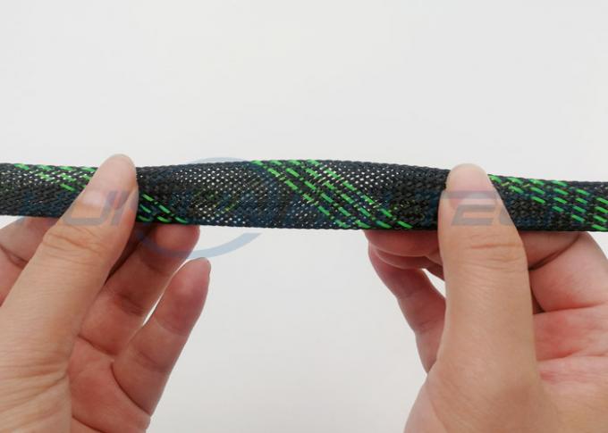 Nyon 66 Flat Filaments Automotive Braided Wire Loom High Temperature Proof