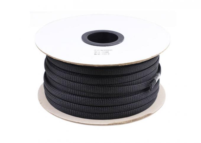 Wear Resistant Expandable Braided Polyester Sleeving For Easy To Wire ...