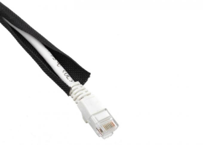 Polyester Material Self Wrapping Split Braided Sleeving Wrap Around ...