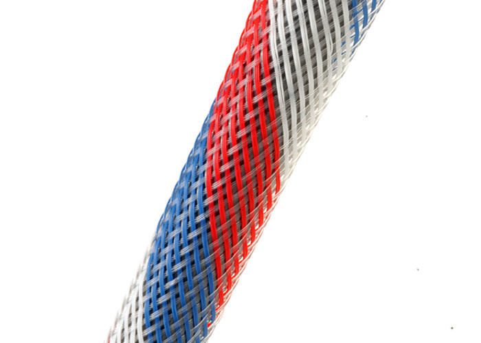 Zipper Braided Cable Organizer Tubing Good Flexibility With Thermal ...