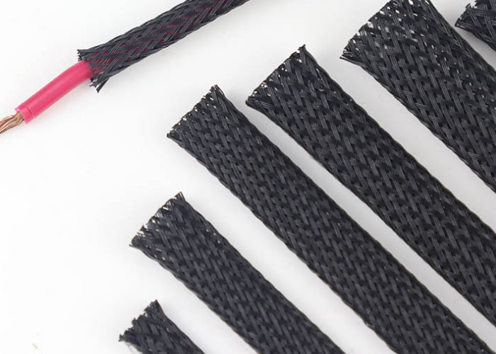 Custom Size Expandable Braided Cable Sleeving Excellent Flexibility ...