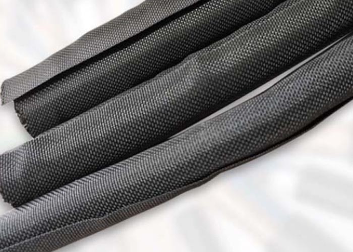 Wrap Around Cable Self Wrapping Split Braided Sleeving Polyester Heat ...