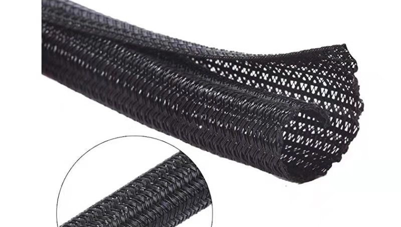 Semi Rigid flexible Self Wrapping Split Braided Sleeving Abrasion ...